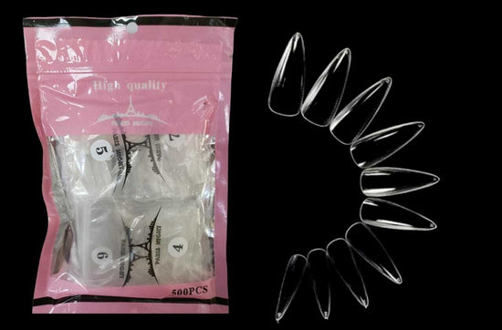 Tips soft gel almendra PARIS NIGHT – Insumos para Nails